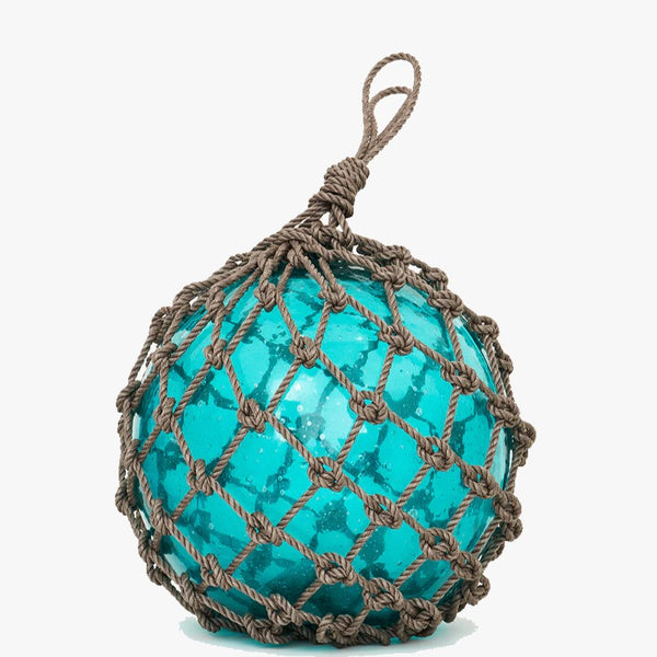 Glass Buoy with Nylon Rope - Large - Forests, Tides, and Treasures