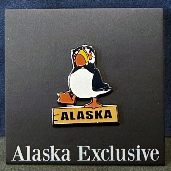 Horned Puffin Pin - Forests, Tides, and Treasures