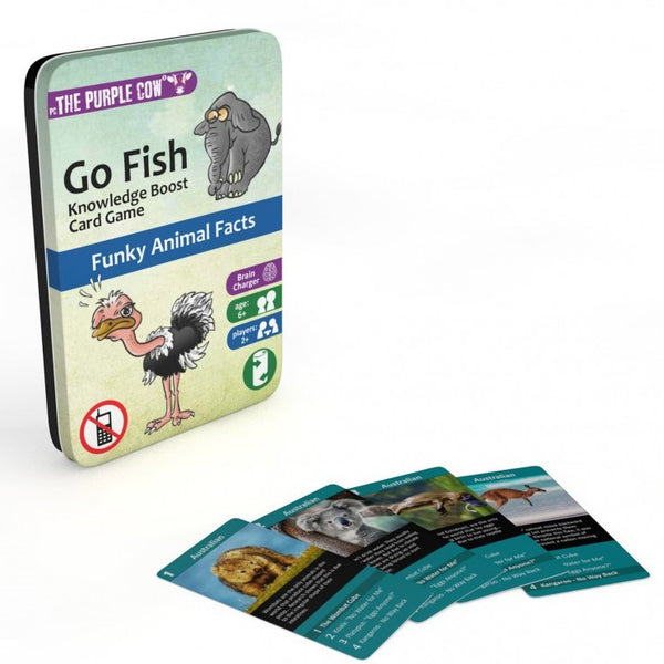Go Fish Knowledge Boost Card Game - Forests, Tides, and Treasures