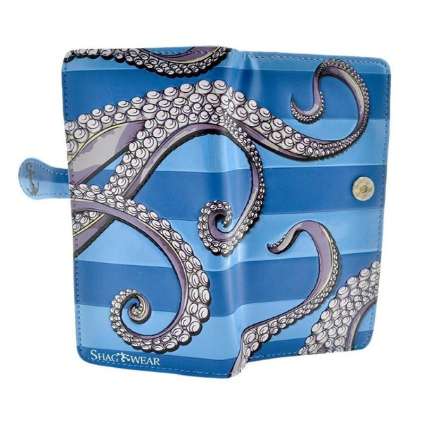 Nautical Octopus Wallet- Large - Forests, Tides, and Treasures