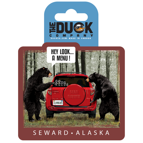 Bear Menu Sticker - Forests, Tides, and Treasures