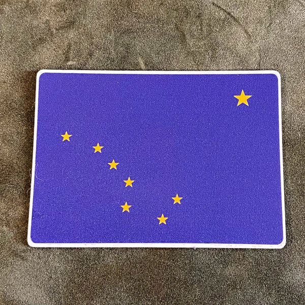 Alaska State Flag Sticker - Forests, Tides, and Treasures