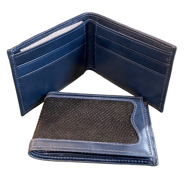 Salmon Leather Standard Billfold - Forests, Tides, and Treasures