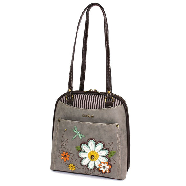 Daisy Convertible Backpack - Gray - Forests, Tides, and Treasures