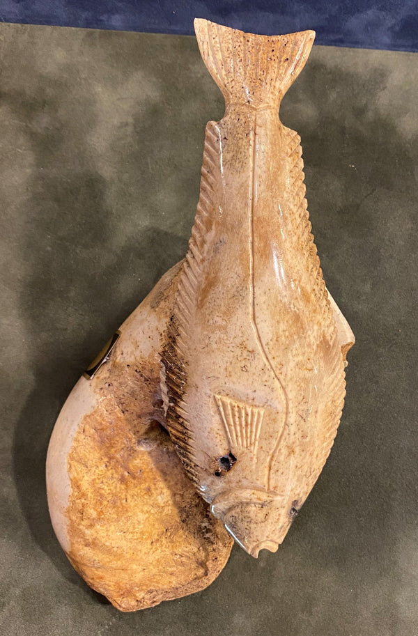 Walrus Jawbone Fish Figurines - Forests, Tides, and Treasures