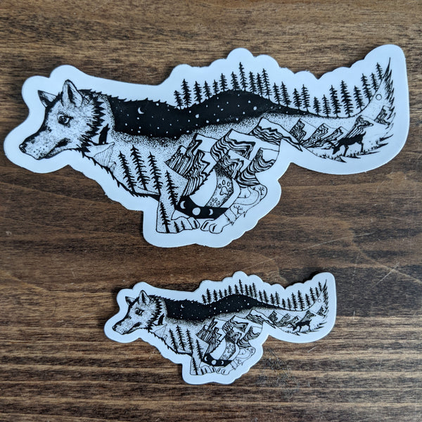 Midnight Runner Sticker - Forests, Tides, and Treasures