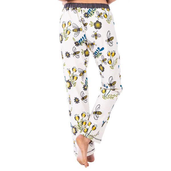 Queen Bee Pajama Pants for Women - Forests, Tides, and Treasures