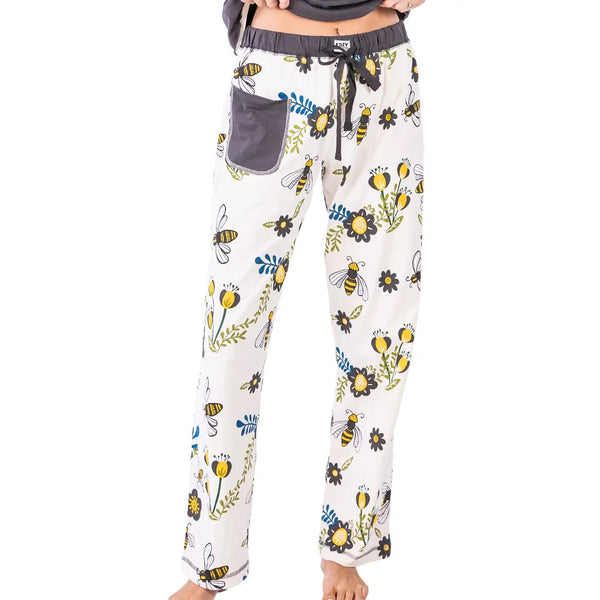 Queen Bee Pajama Pants for Women - Forests, Tides, and Treasures