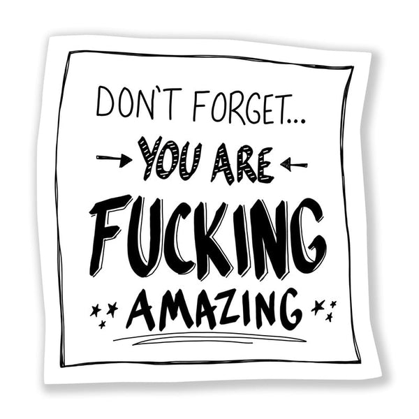 Amazing Note Sticker - Forests, Tides, and Treasures