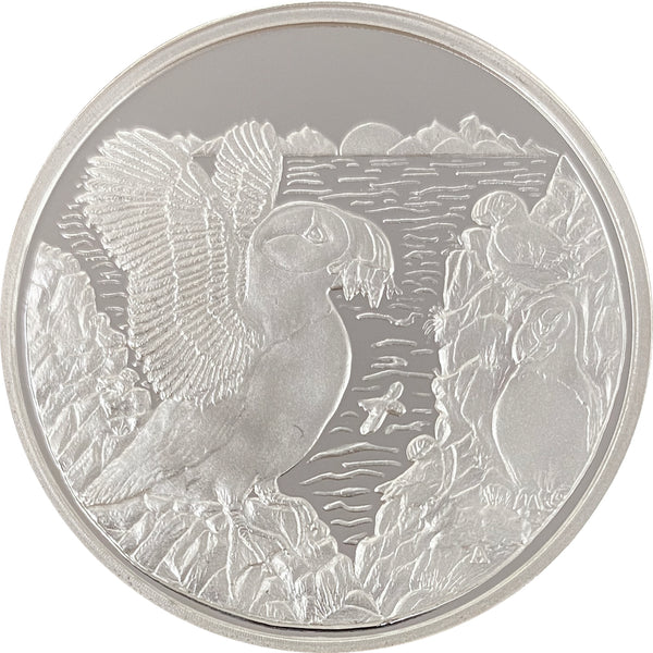 Puffin 1oz Double Gold Medallion - Forests, Tides, and Treasures