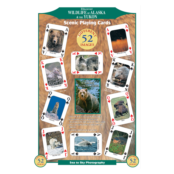 Wildlife of Alaska Playing Cards - Forests, Tides, and Treasures