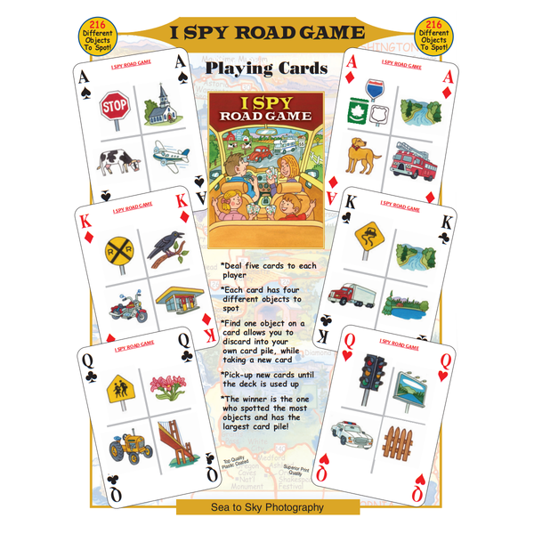 I Spy Playing Cards - Forests, Tides, and Treasures